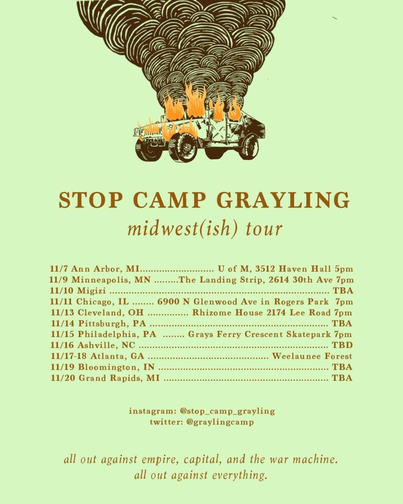 Stop Camp Grayling! | anarchistnews.org