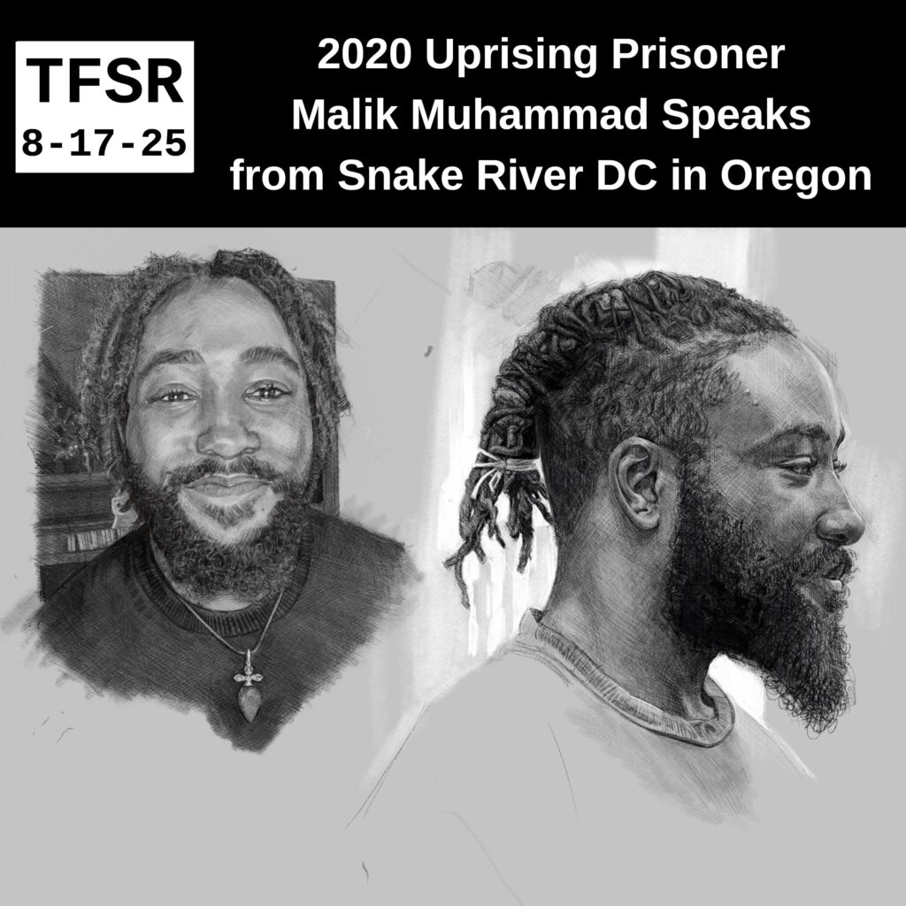 2020 Uprising Prisoner Malik Muhammad Speaks from Snake River DC in ...